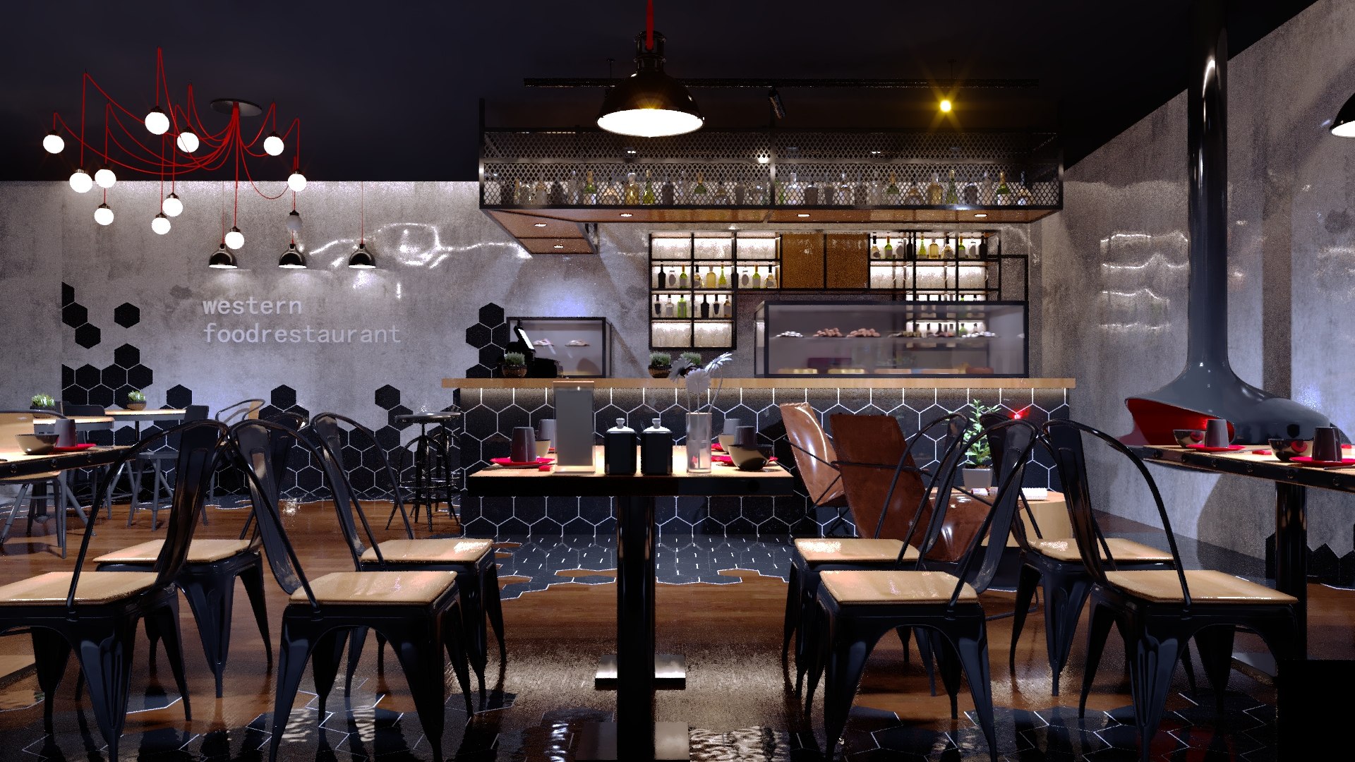 3D Coffee Restaurant Model - TurboSquid 1647611