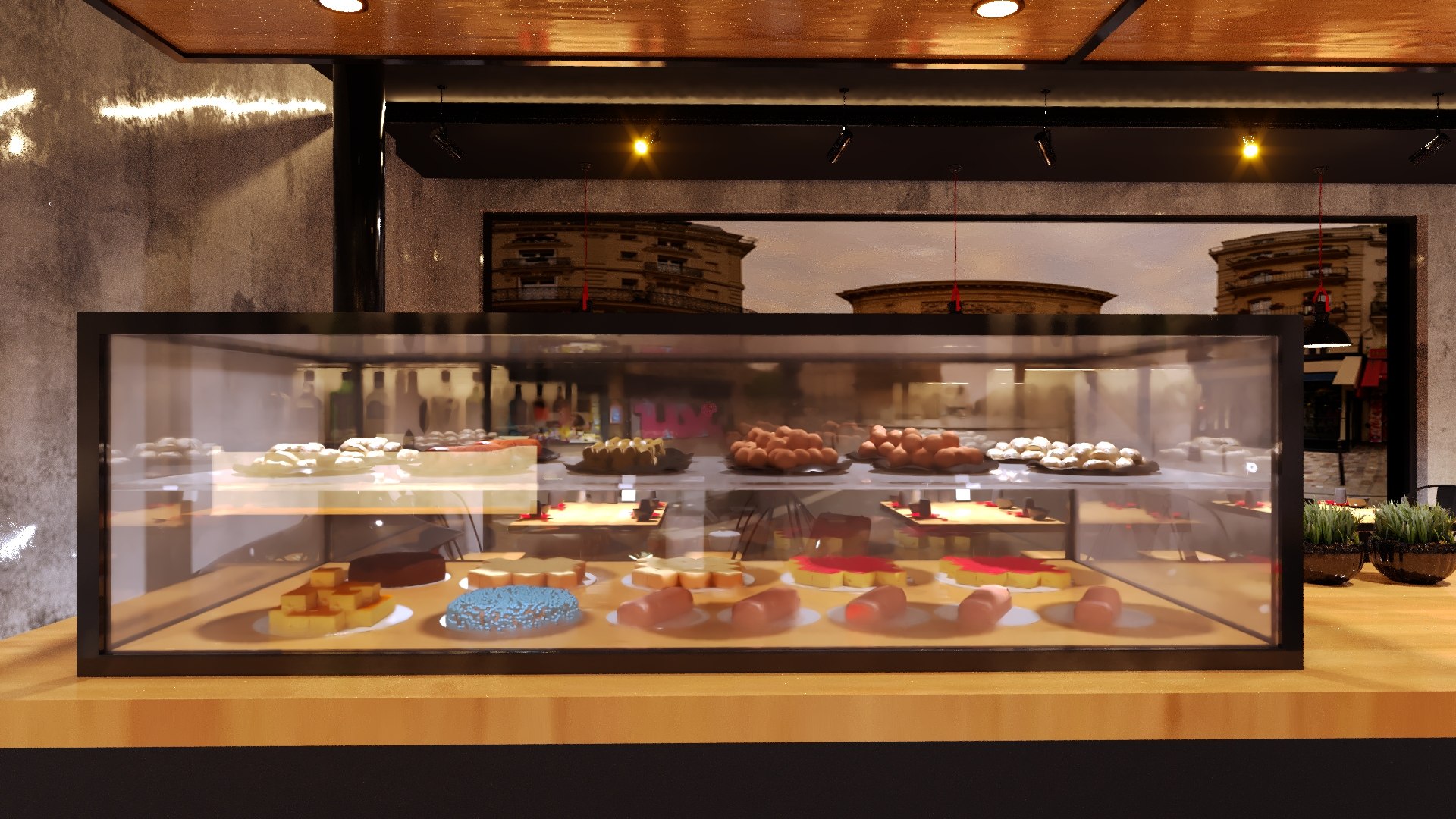 3D Coffee Restaurant Model - TurboSquid 1647611