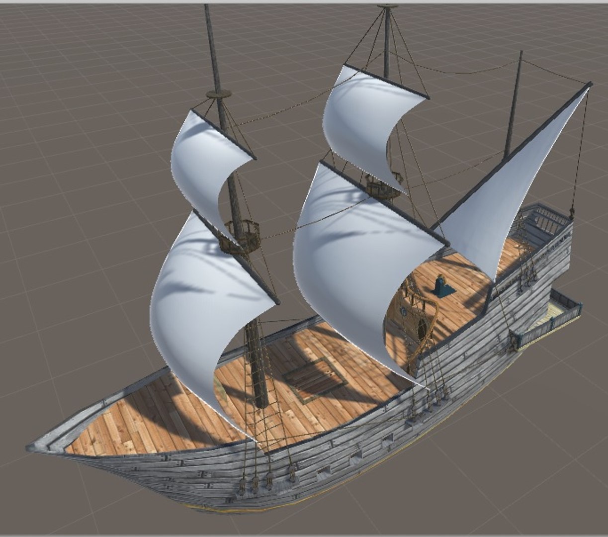 Sea Ship 3d Model