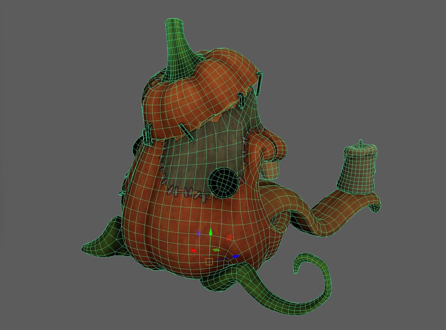 FrankenPumpkin 3D Model - TurboSquid 2404202