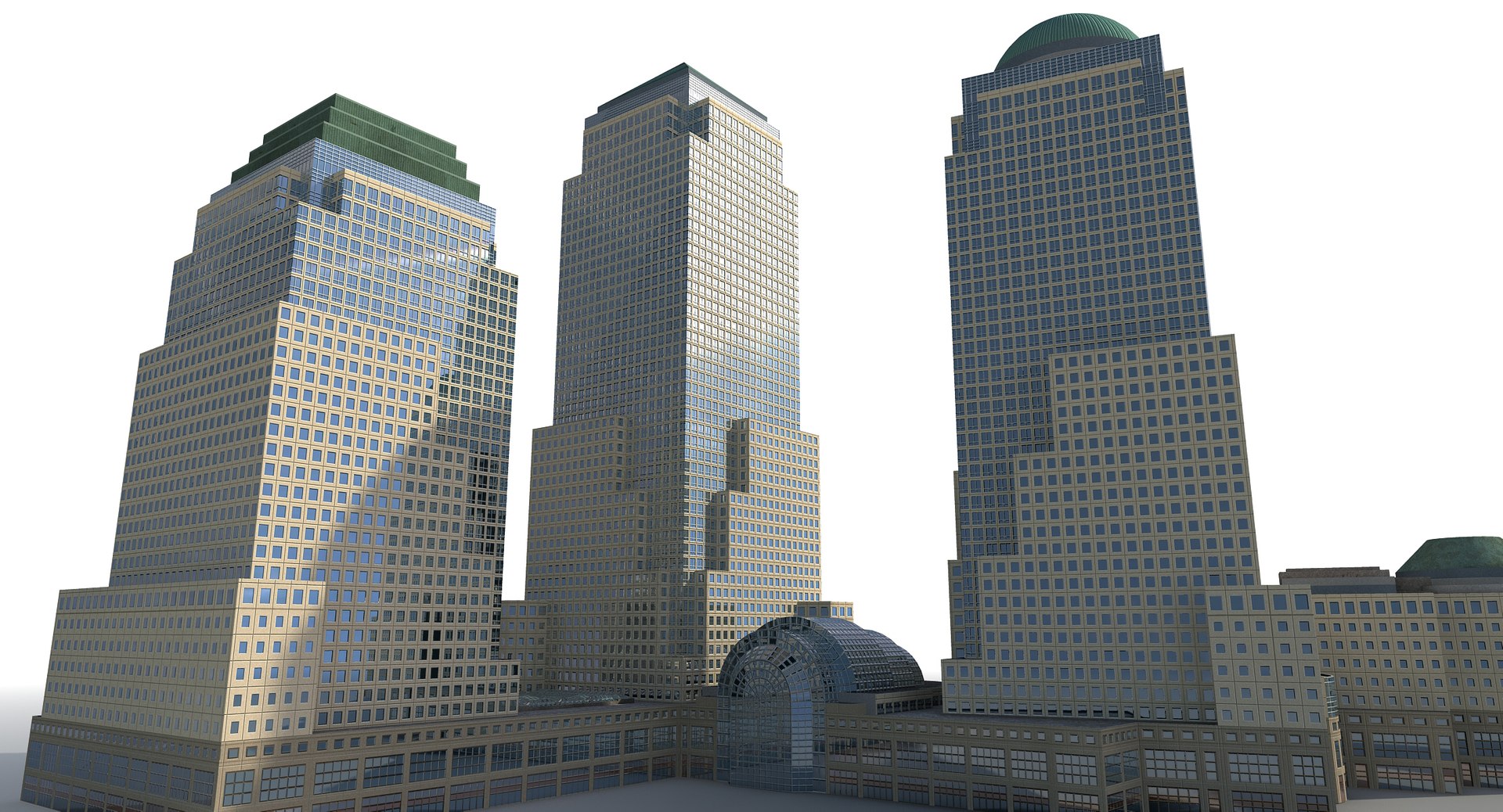 Brookfield Place 3D Model - TurboSquid 1172114