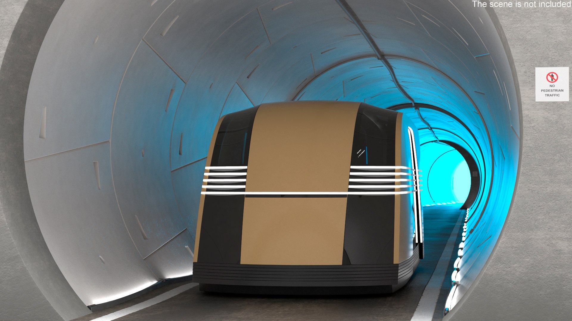 Las Vegas LVCC Loop Tunnel 3D Model - TurboSquid 2403543