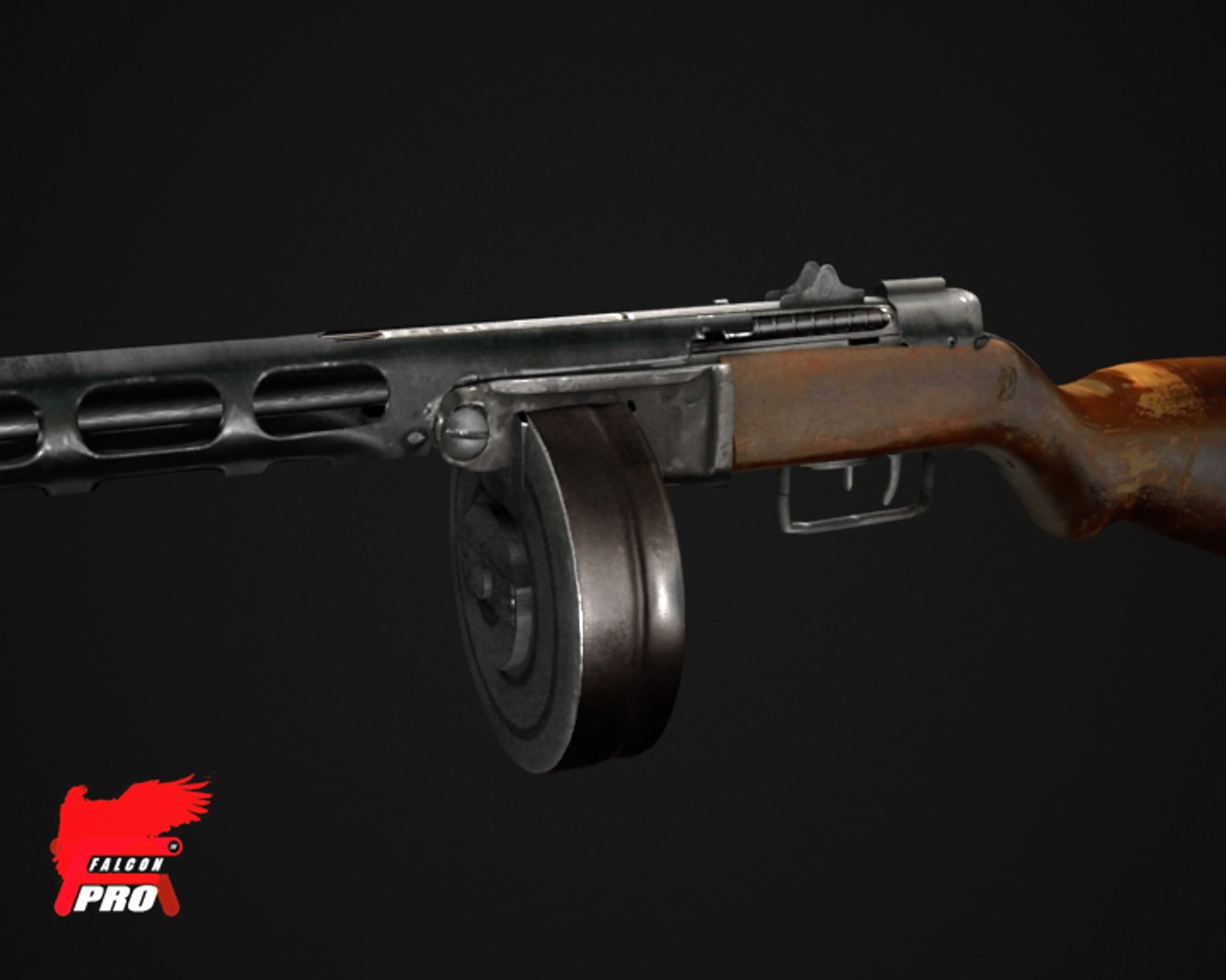 3d model of ppsh-41