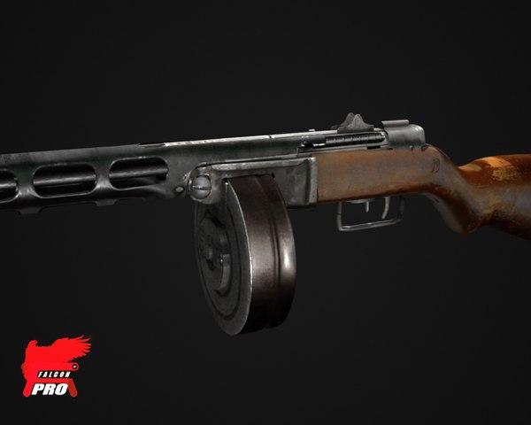 3d model of ppsh-41