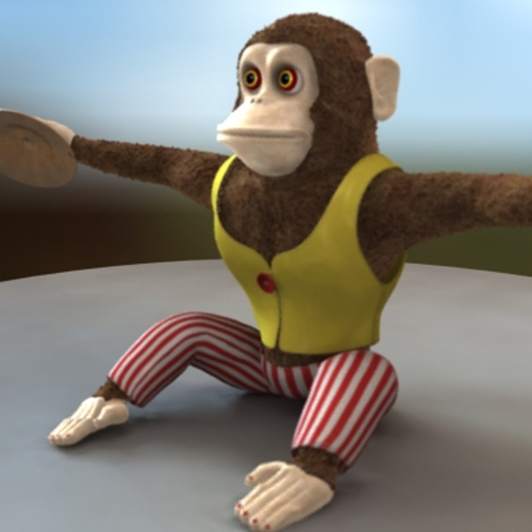Toy Monkey 3d Model