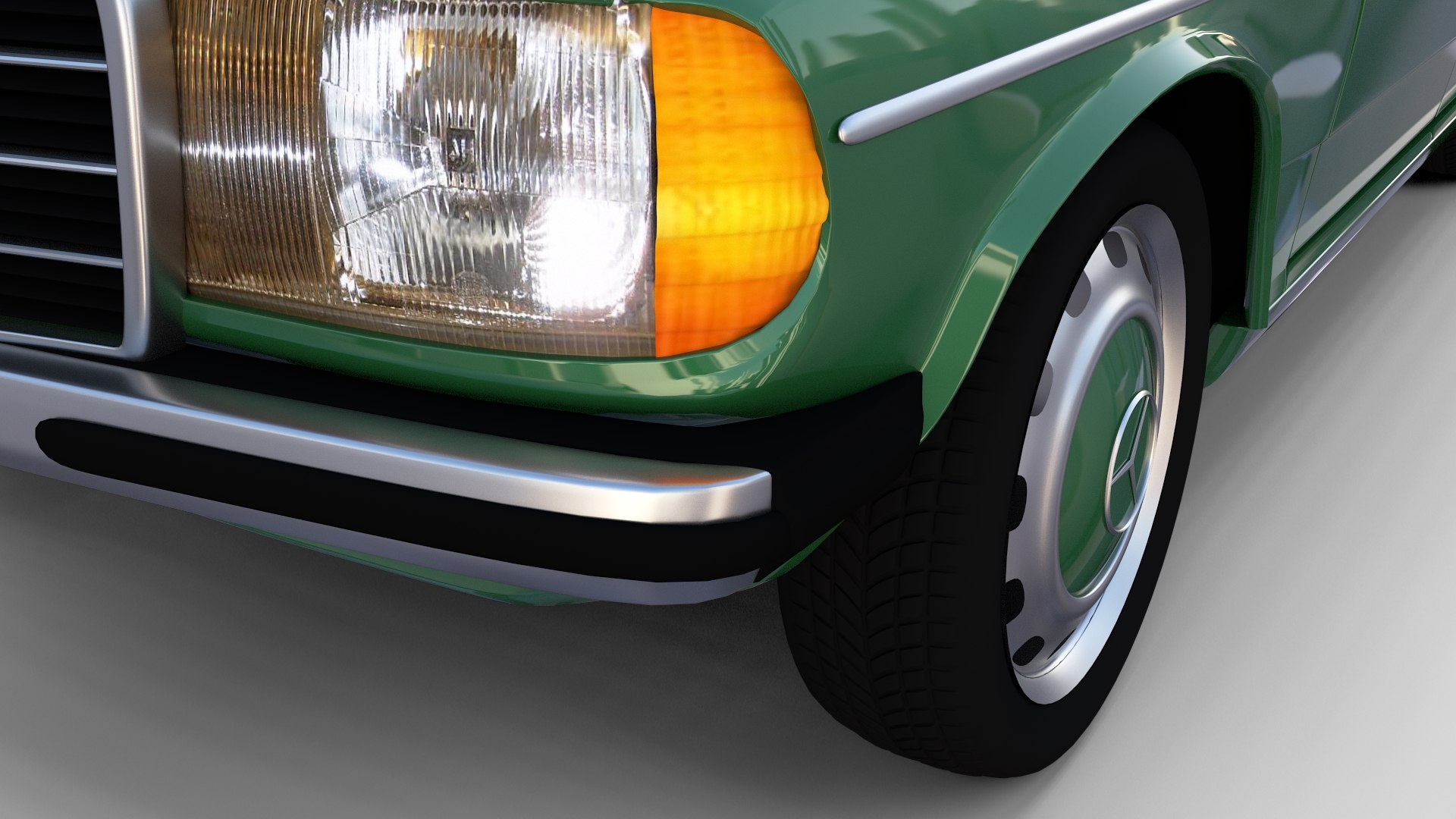 Mercedes W123 3d Blend