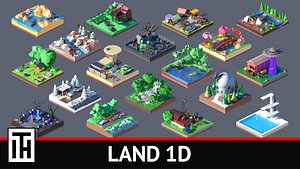 Cartoon Landscapes 3D Models for Download | TurboSquid