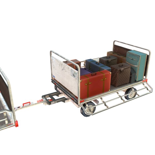 3d baggage cart