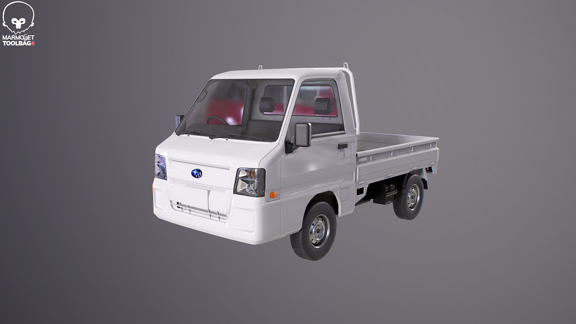 3D Subaru Sambar 2011 Kei Truck - TurboSquid 2244436