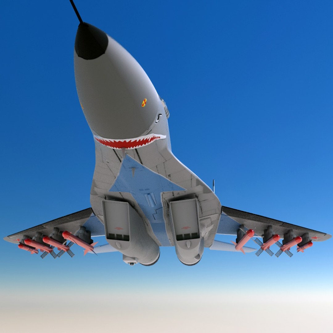 3d model mig-35 fulcrum-f
