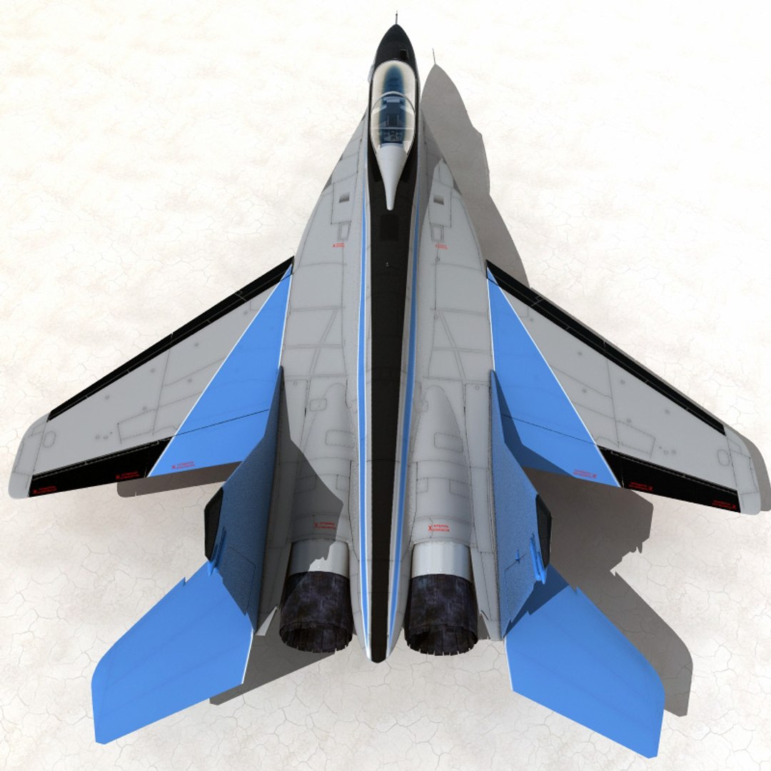 3d model mig-35 fulcrum-f