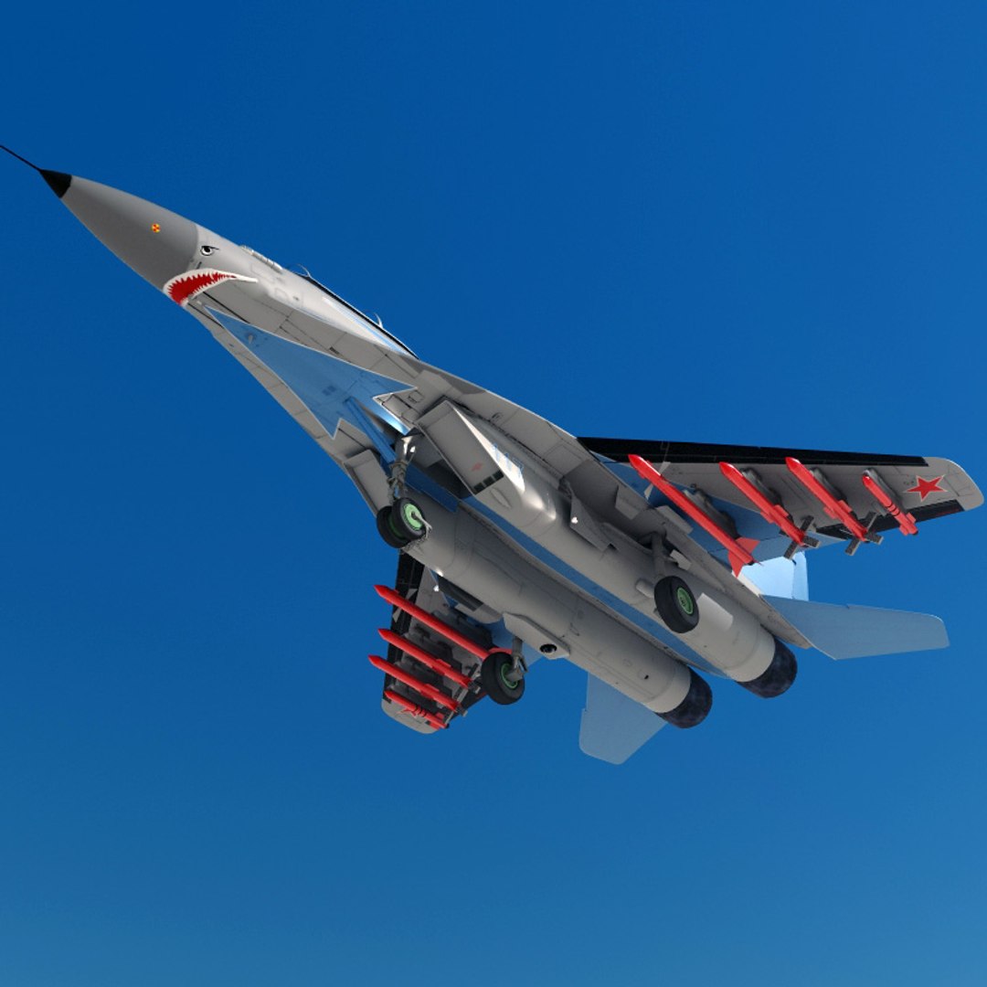 3d model mig-35 fulcrum-f