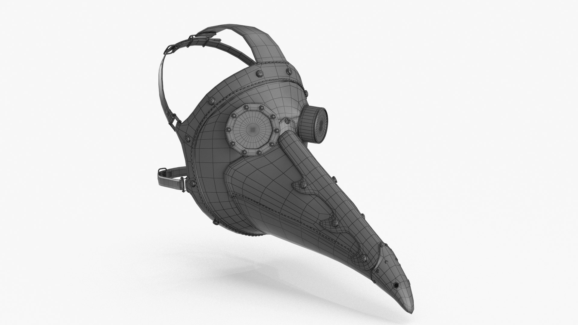 Plague Doctor Mask 3D Model - TurboSquid 2012857