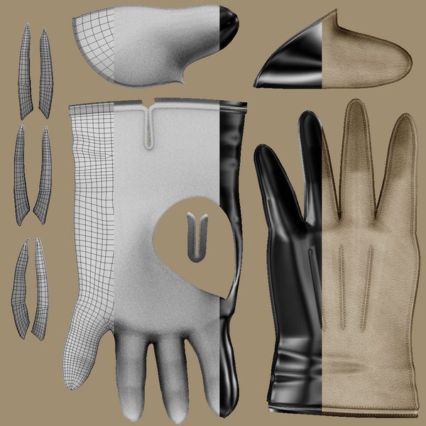 남성과 여성 장갑 3D 모델 - TurboSquid 1532994