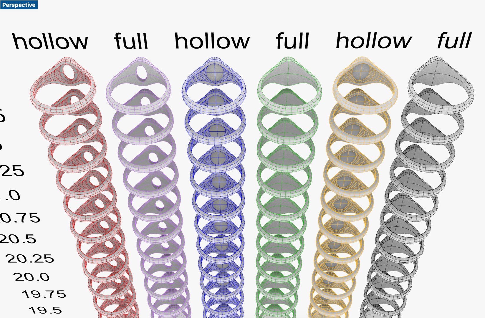 Oval 12x8 Mm Signet Rings 174 Items 3D - TurboSquid 2314312