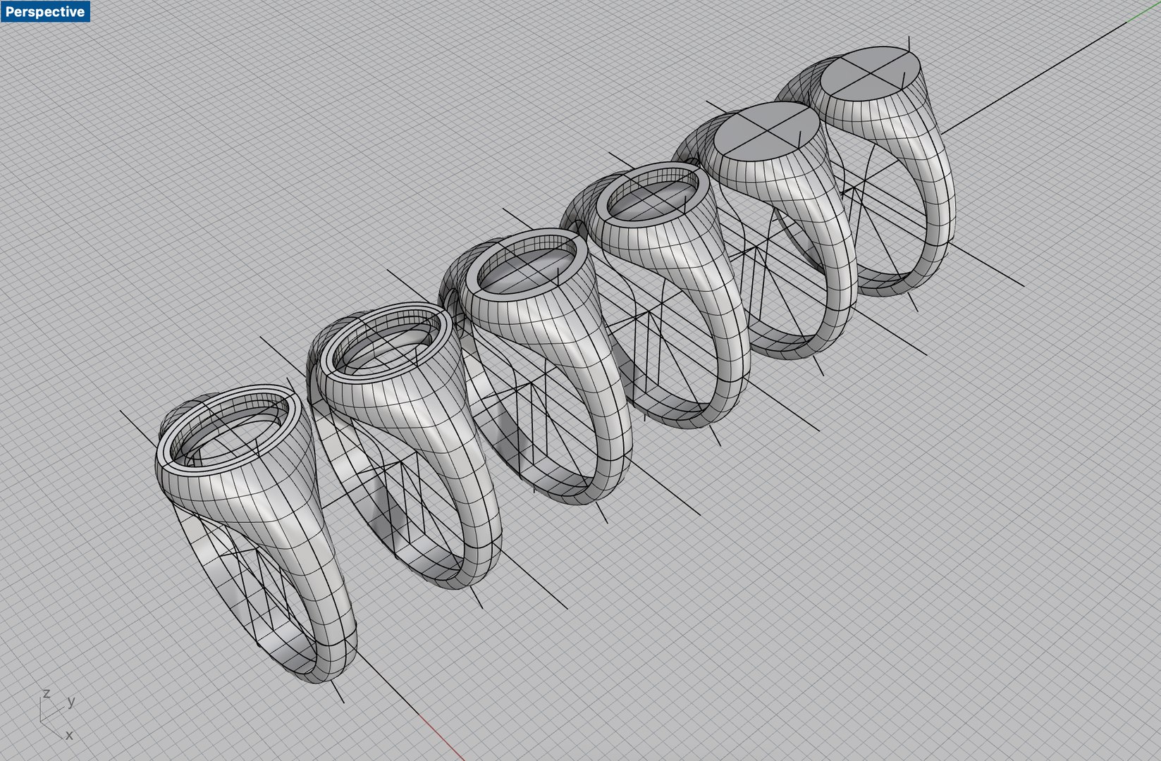 Oval 12x8 Mm Signet Rings 174 Items 3D - TurboSquid 2314312