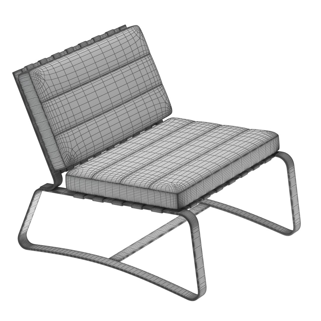 Minotti Chair 3D Model - TurboSquid 1501259