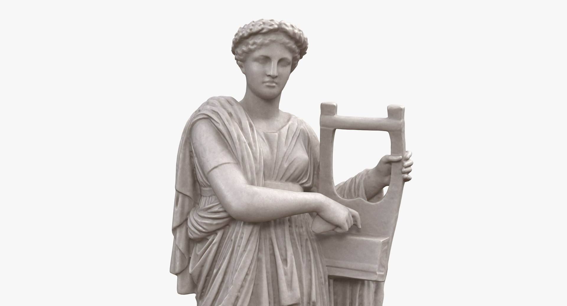 Muse Literature Erato Statue - TurboSquid 2269979