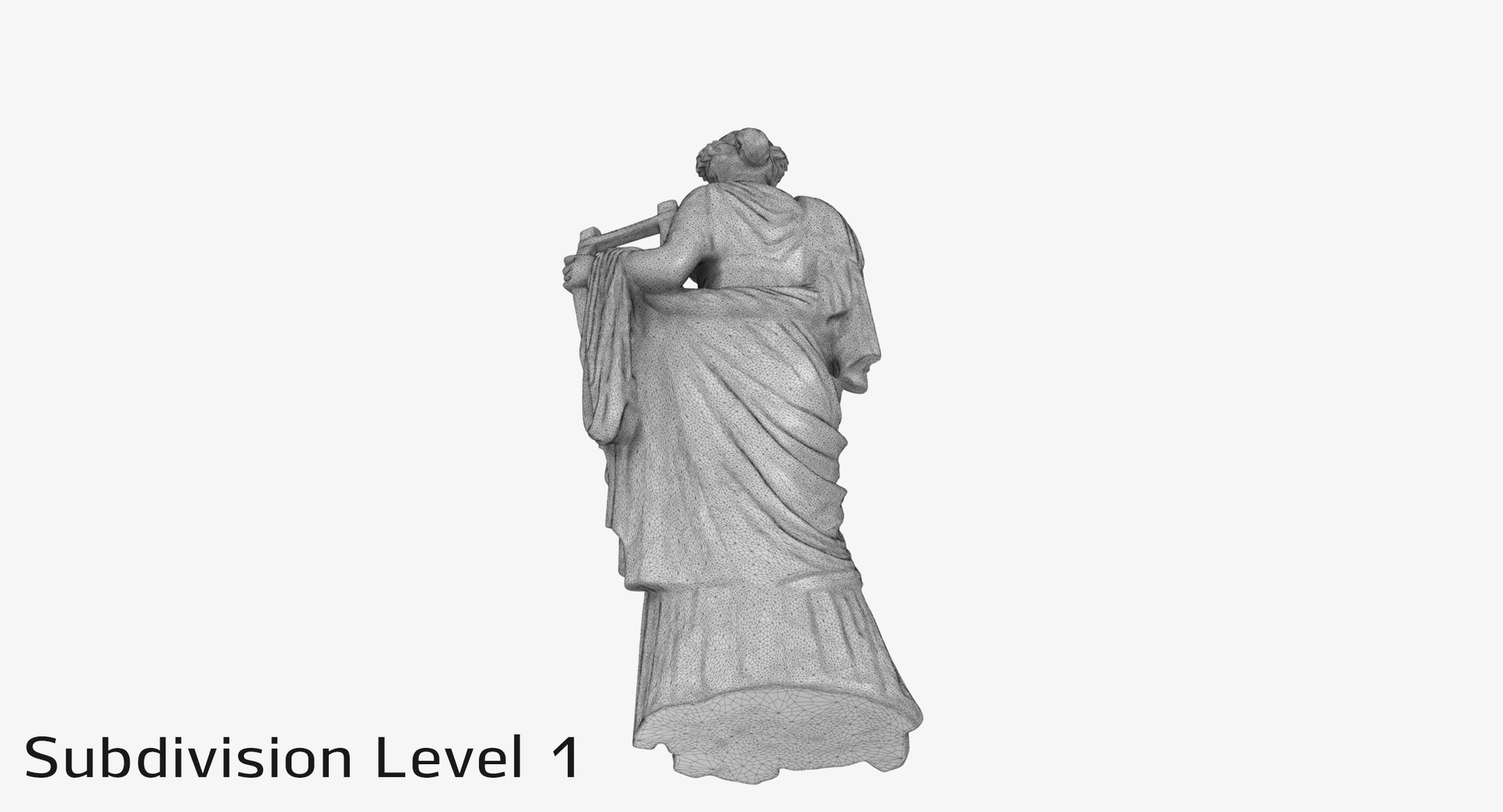 Muse Literature Erato Statue - TurboSquid 2269979