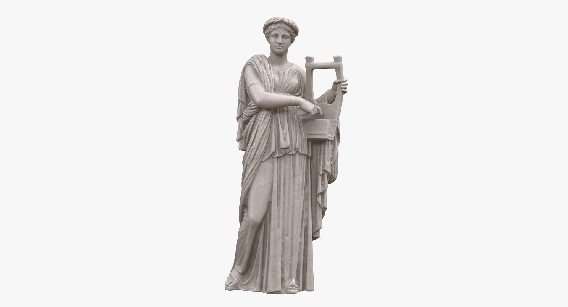 Muse Literature Erato Statue - TurboSquid 2269979