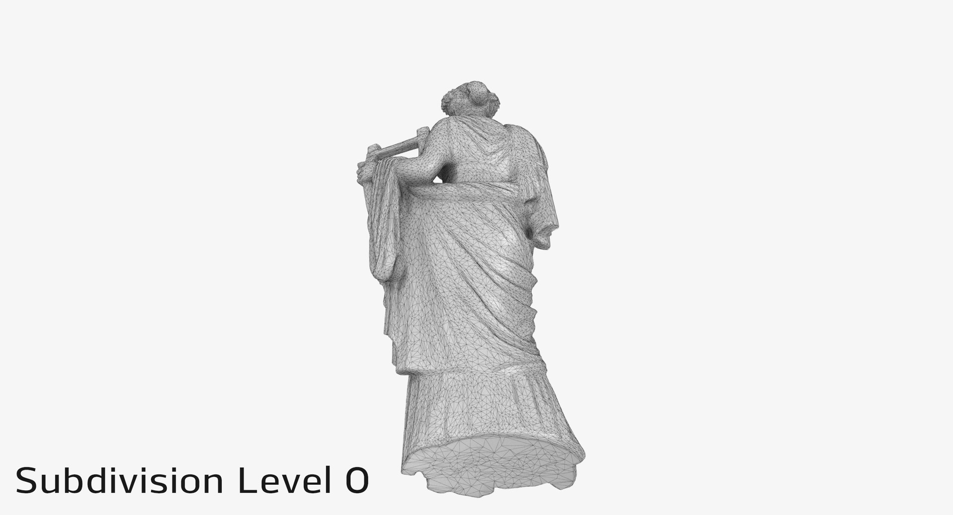 Muse Literature Erato Statue - TurboSquid 2269979