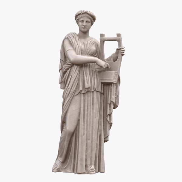 modelo 3d Estatua de Erato, musa de la literatura - TurboSquid 2269979