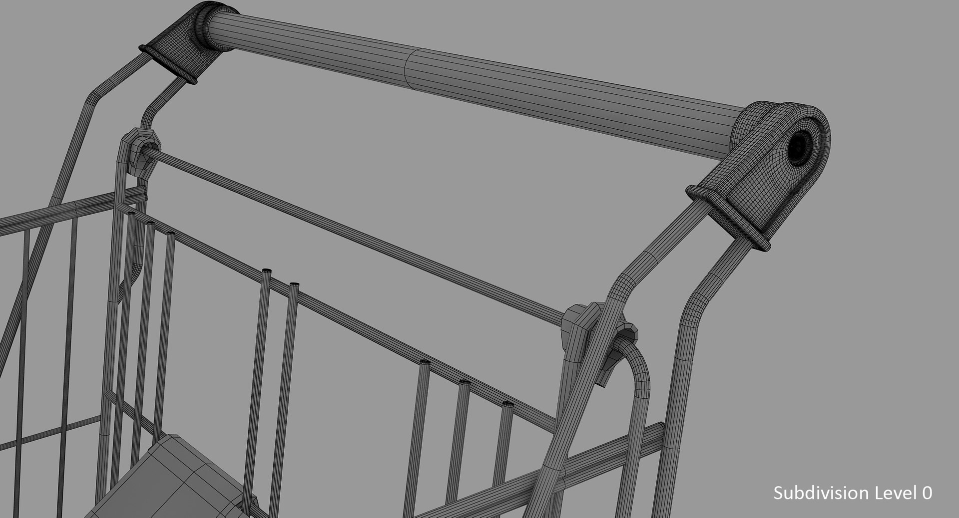 Shopping Cart 3d Model