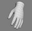 quad base hand 3d model