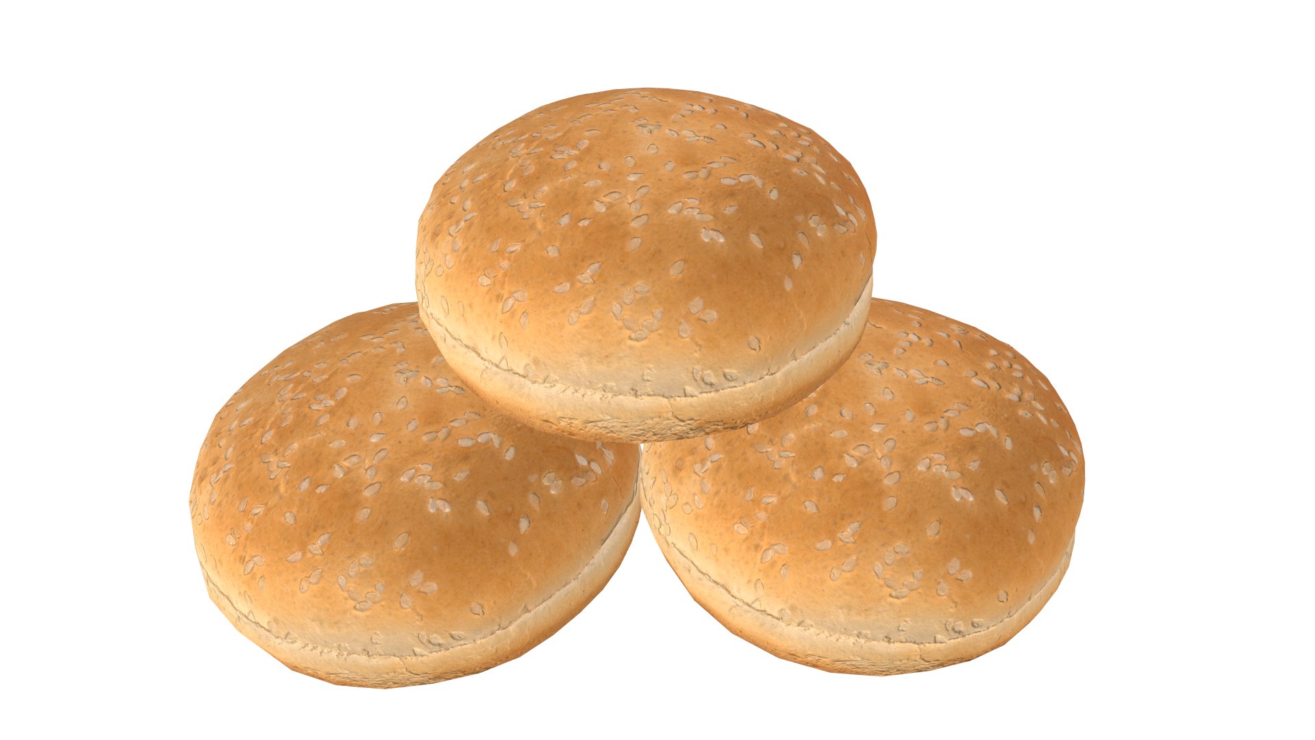 Burger Bun AR VR PBR Lowpoly With Game Ready 3d Model 3D - TurboSquid ...