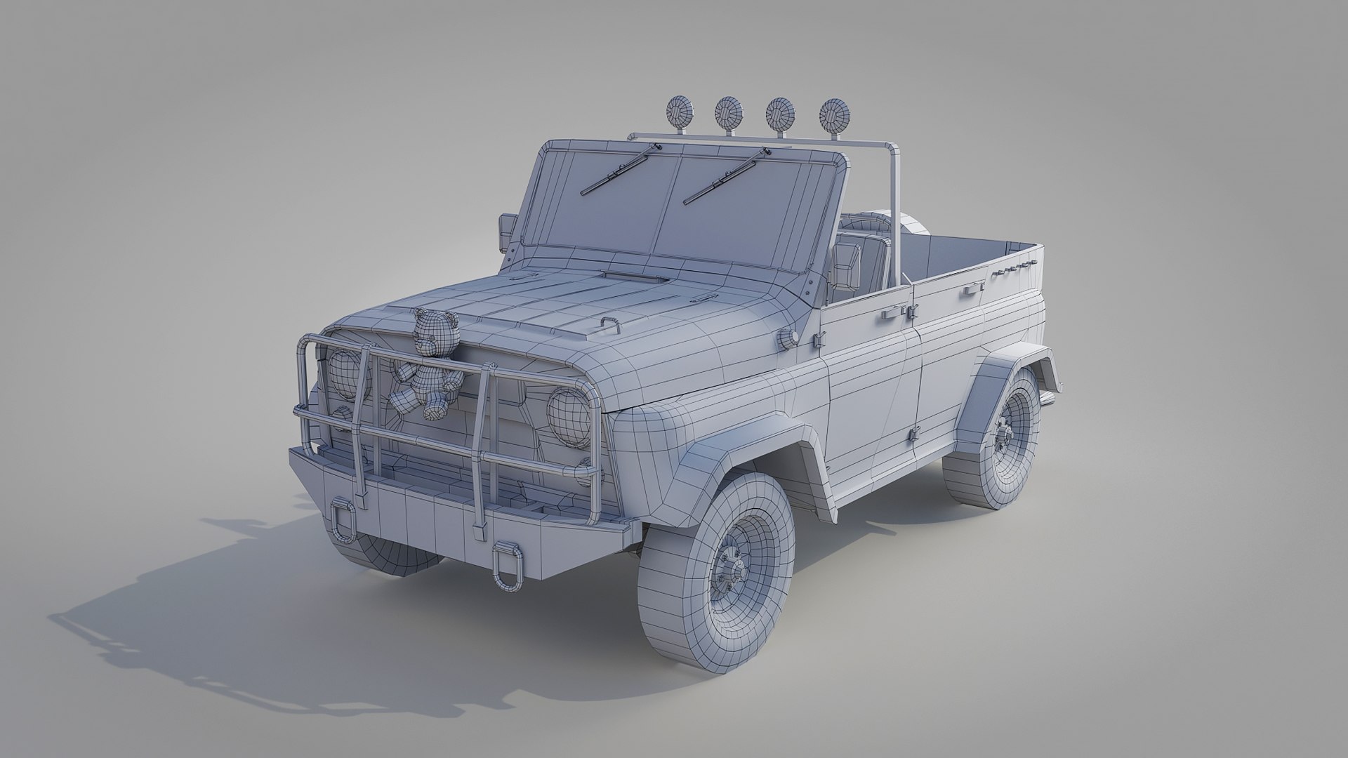 Pickup Vehicle Car 3D Model - TurboSquid 1577307