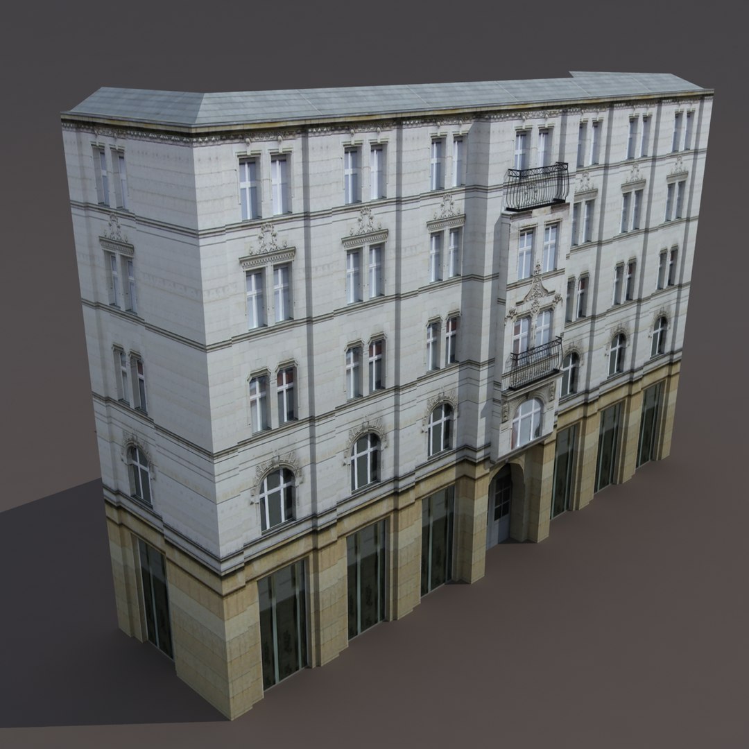 3d model pack neoclassical buildings