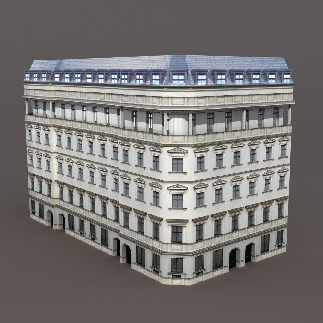 3d Model Pack Neoclassical Buildings