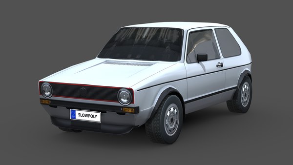 modelo 3d Volkswagen Golf GTI 1975 - TurboSquid 2210407