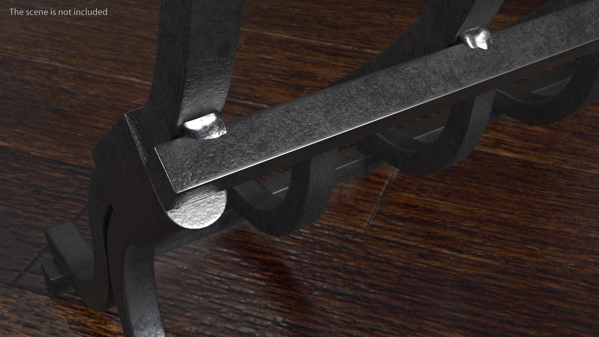 3D Vertical Fireplace Log Grate - TurboSquid 1818364