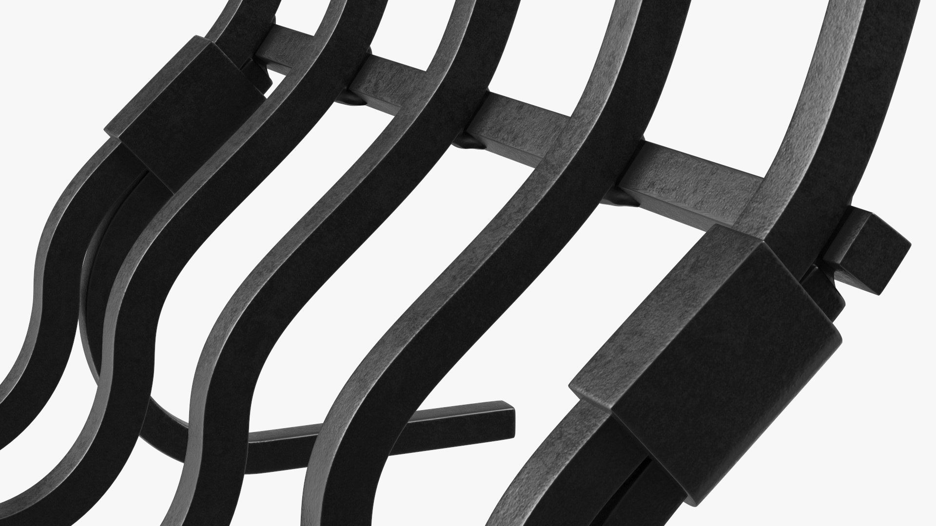 3D Vertical Fireplace Log Grate - TurboSquid 1818364