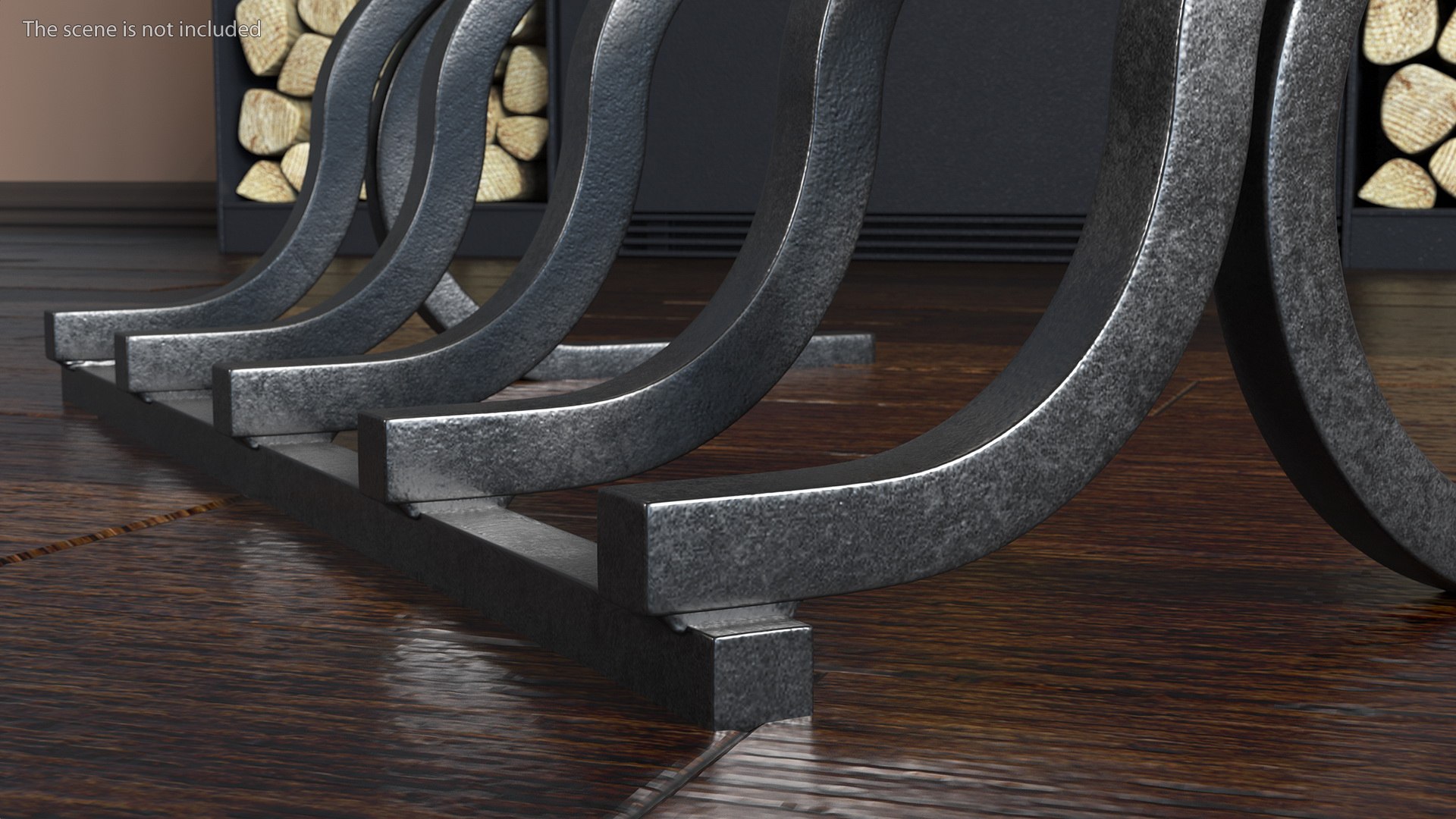 3D Vertical Fireplace Log Grate - TurboSquid 1818364