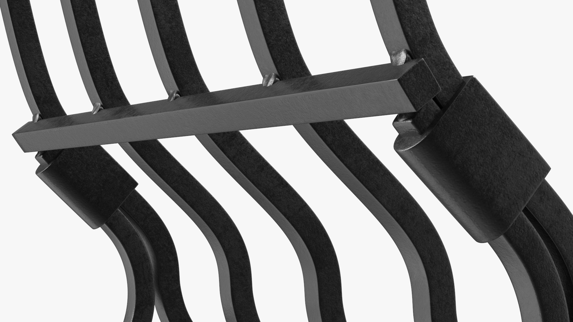 3D Vertical Fireplace Log Grate - TurboSquid 1818364