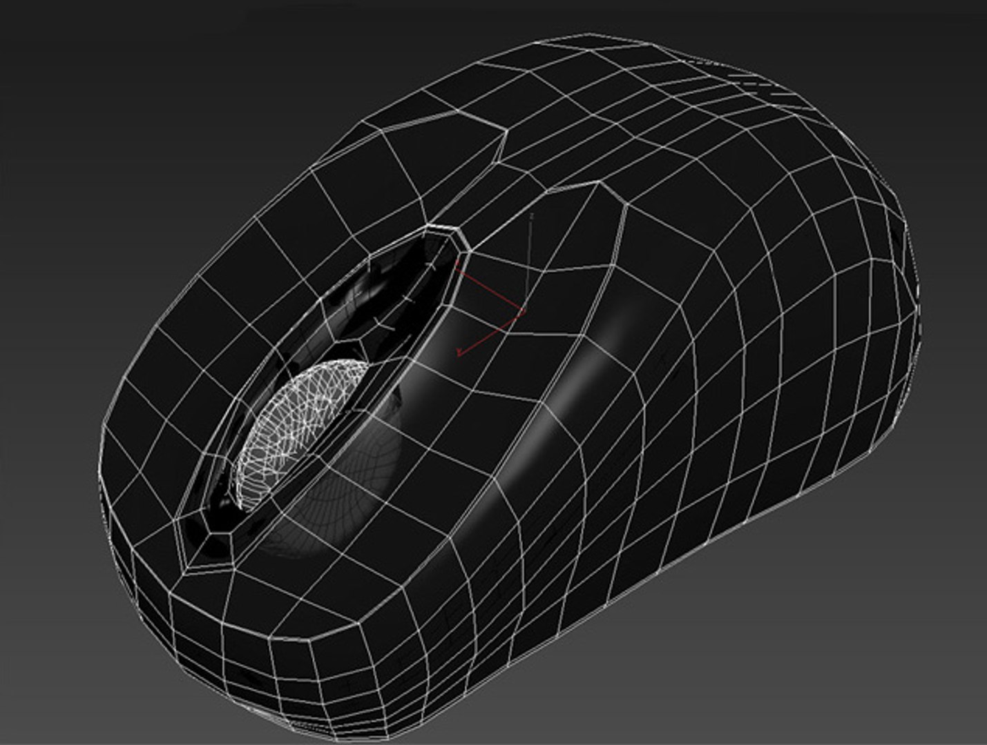 logitech computer mouse 3d model