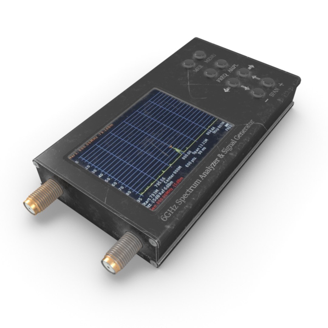 3D Model Handheld Spectrum Network Analyzer PBR - TurboSquid 2413392
