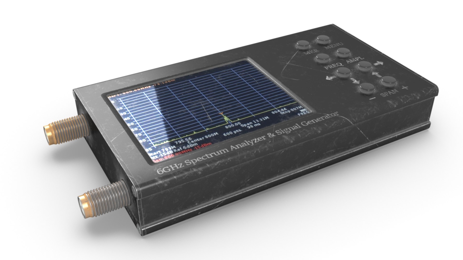 3D Model Handheld Spectrum Network Analyzer PBR - TurboSquid 2413392
