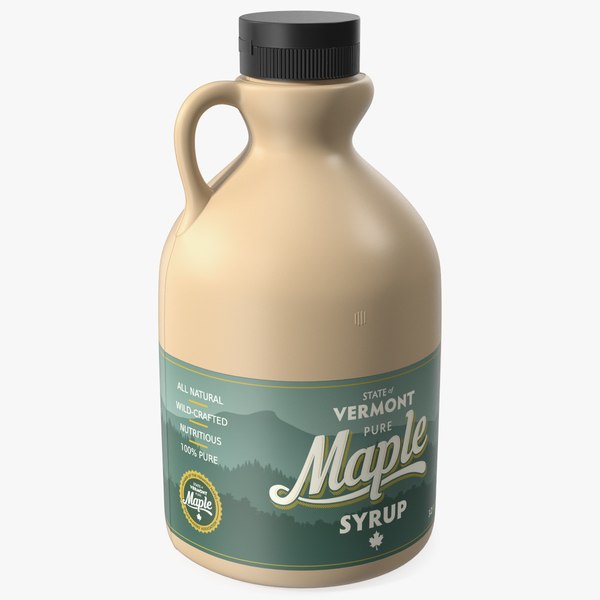 State Of Vermont Pure Maple Syrup 3D Models for Download | TurboSquid