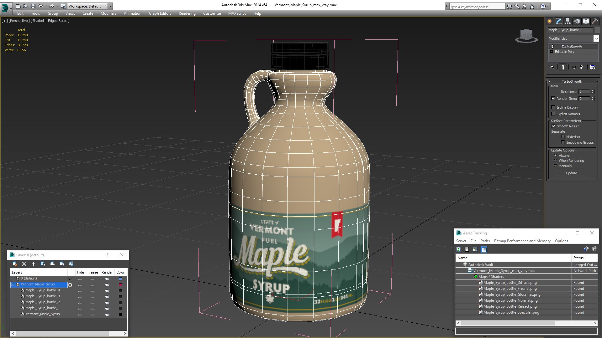 Vermont Maple Syrup 3D model - TurboSquid 2031862