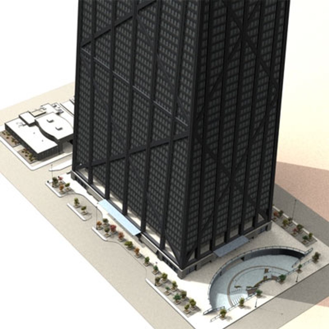 John Hancock Center Building 3d 3ds