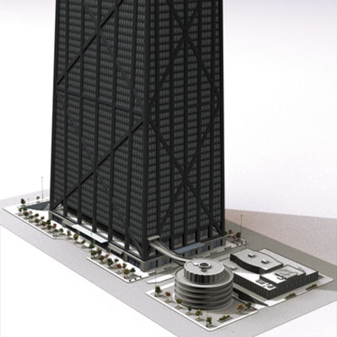 John Hancock Center Building 3d 3ds