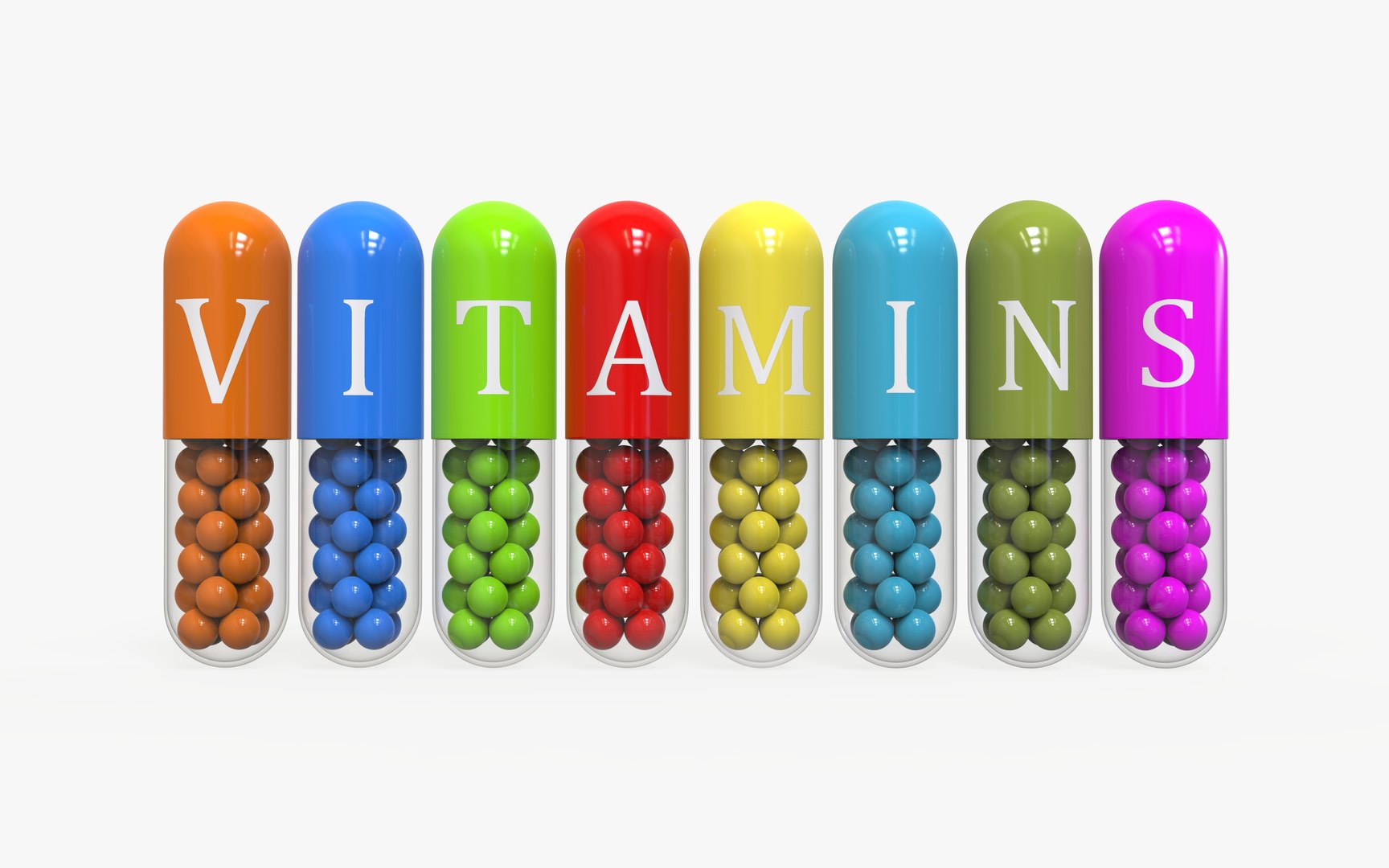 Vitamins 3D - TurboSquid 2257176