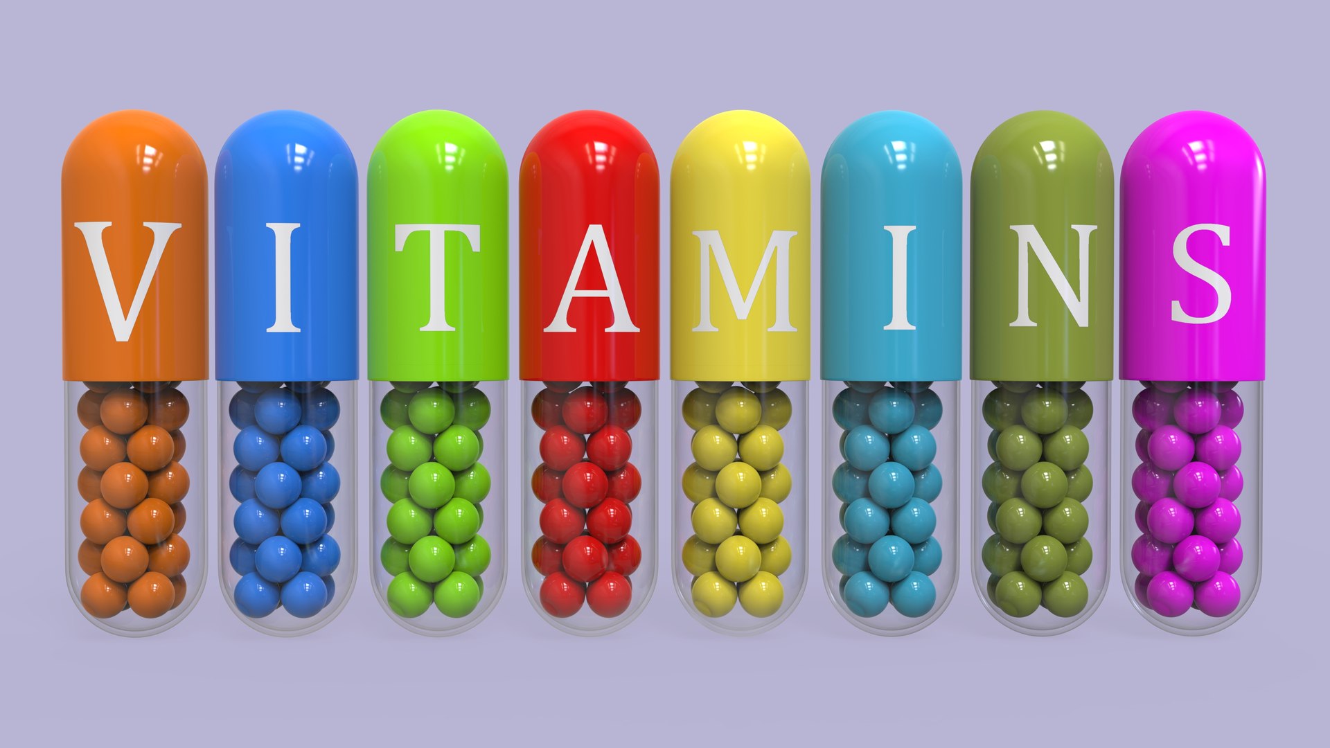 Vitamins 3D - TurboSquid 2257176