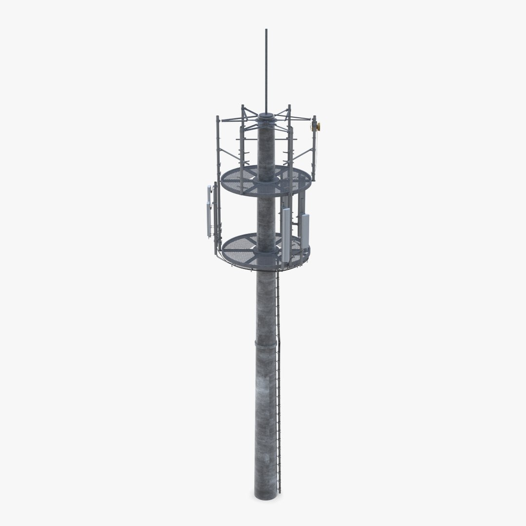Telecommunication Tower Communication Model - TurboSquid 1704151