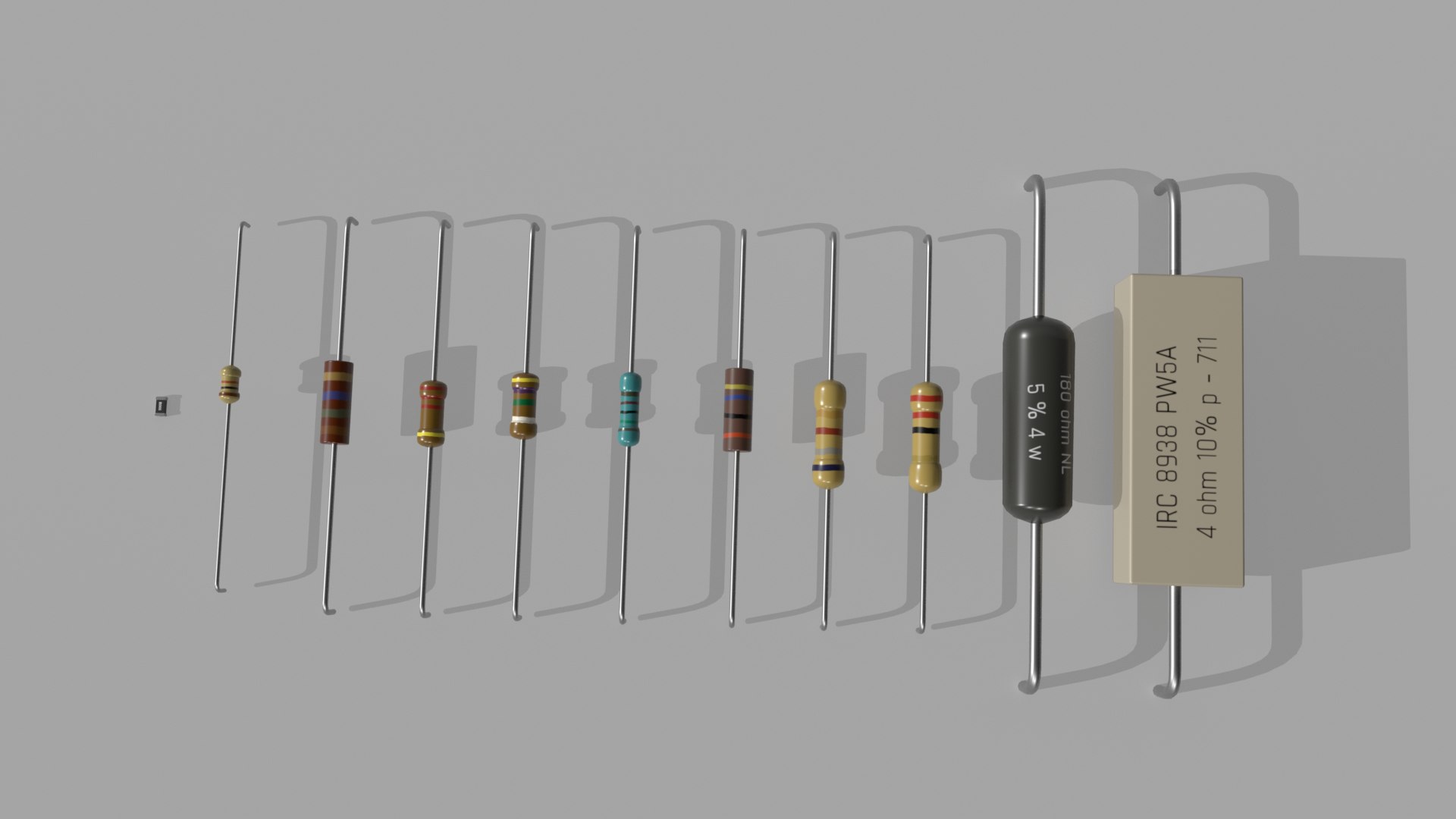 3D Resistor - TurboSquid 2193331
