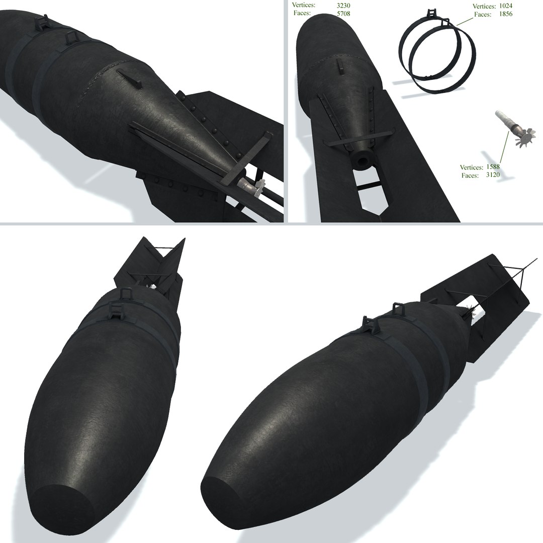 Air Bomb Brab 500 3D Model - TurboSquid 1320955