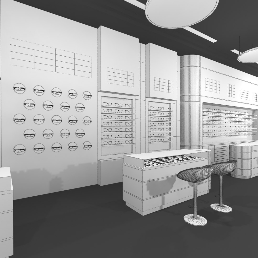Optical Shop 3D Model - TurboSquid 1322656